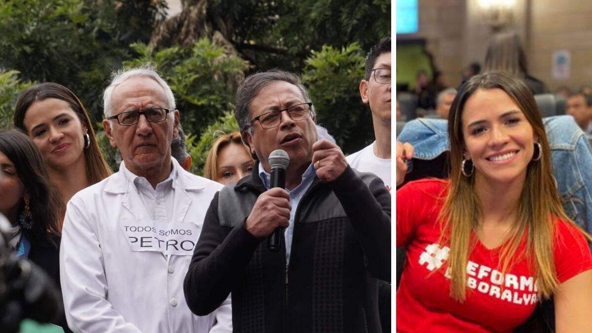 María Fernanda Carrascal fue a marcha, pero se excusó de ir a Congreso ...