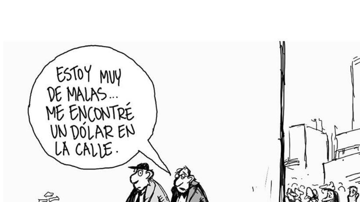 Caerle al caído - Caricatura de Guerreros