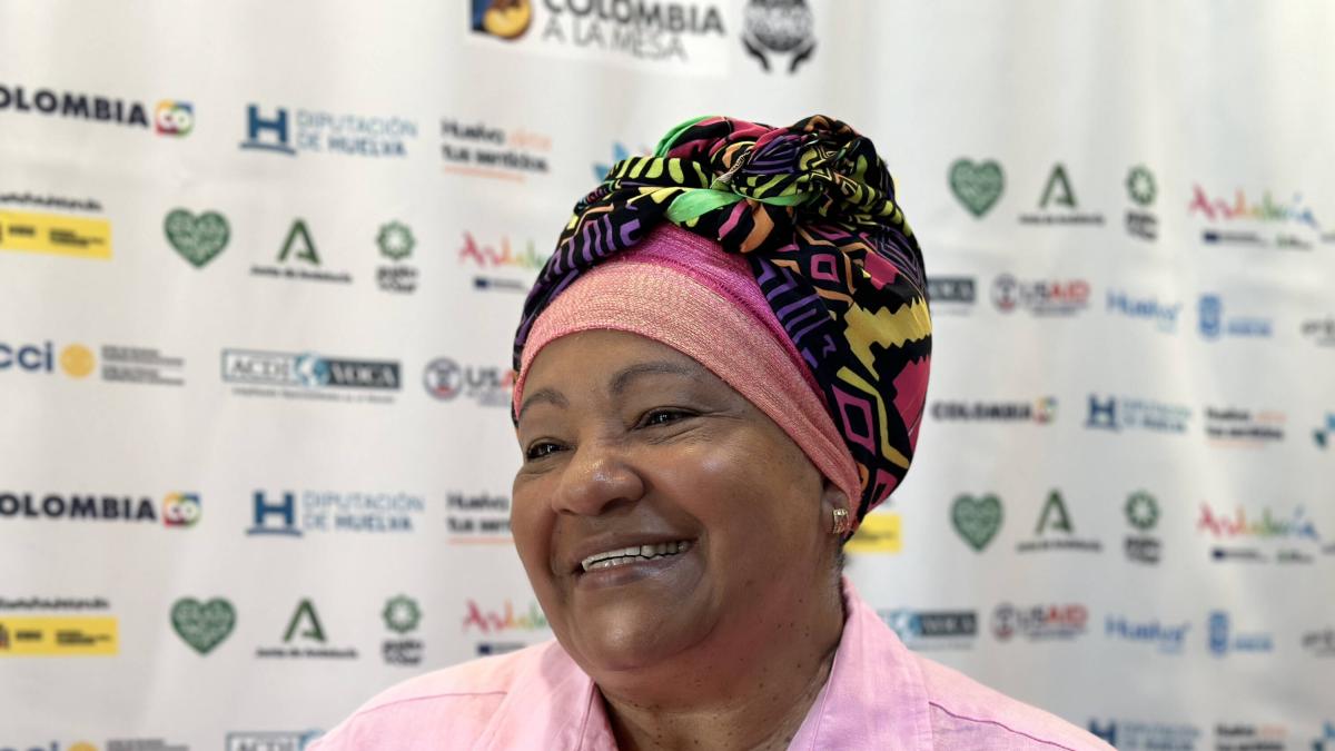 Elsi María Valencia, chef e investigadora colombiana habla en Washington