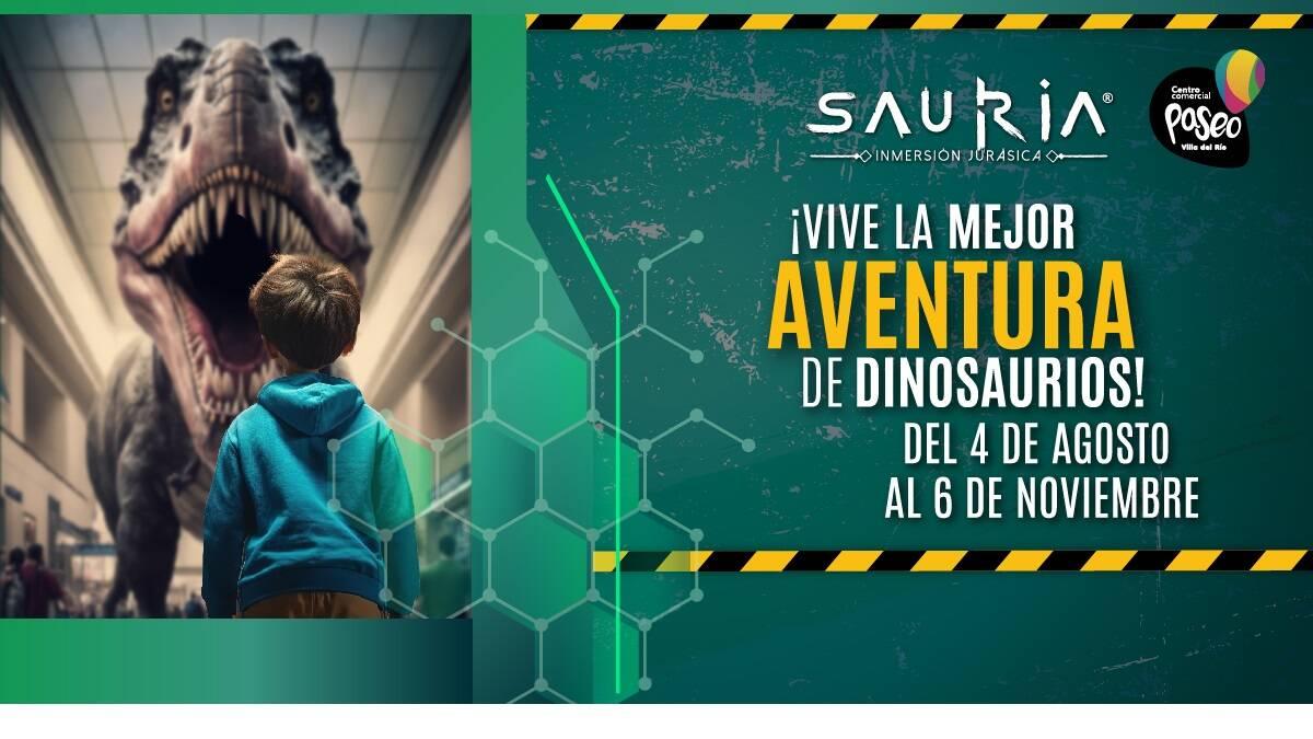 ‘SAURIA’, una aventura inolvidable con dinosaurios