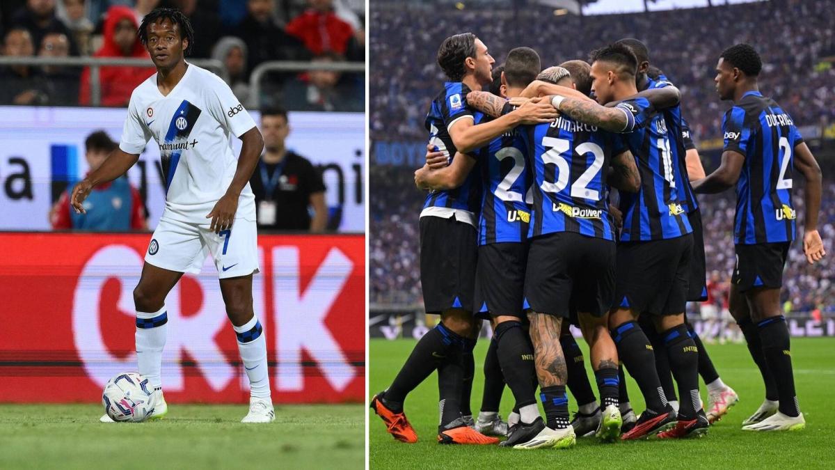 Juan Guillermo Cuadrado vuelve con el Inter de Milán y hace récord en ...