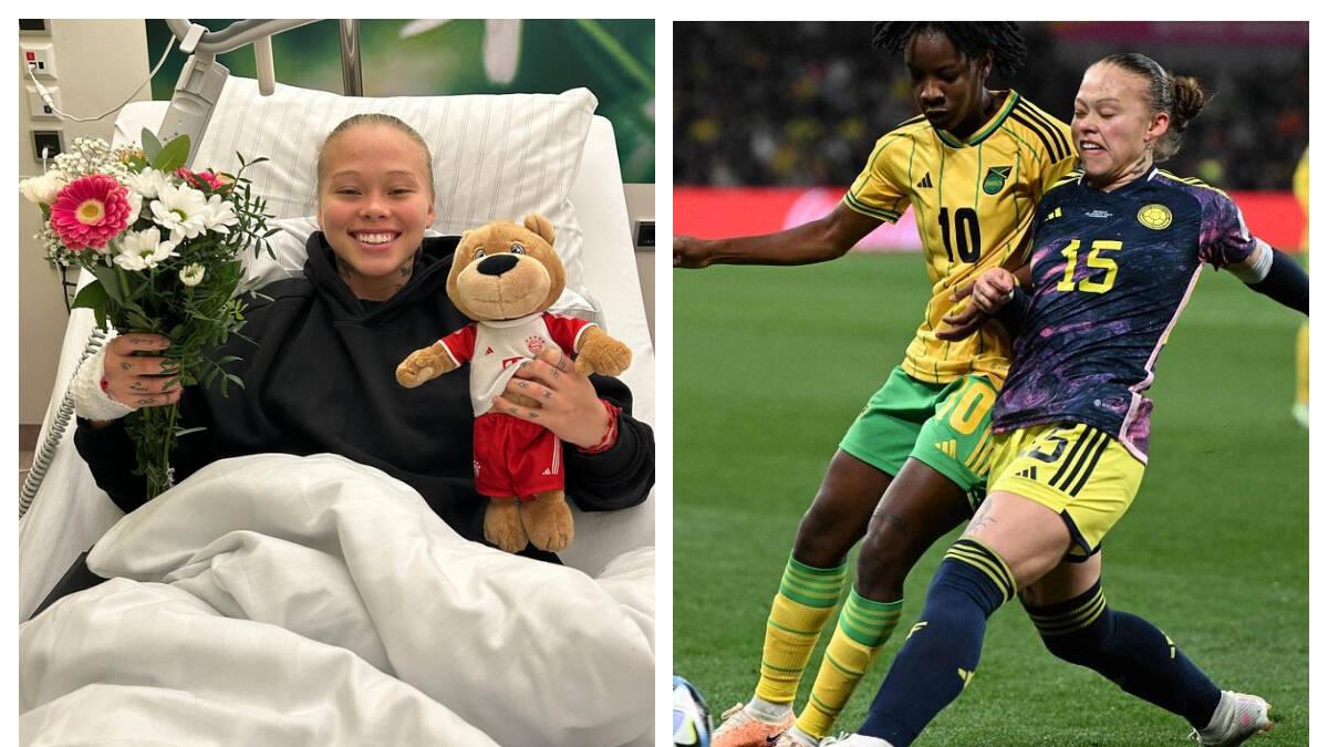 Ana María Guzmán defensa de la selección Colombia, fue operada con ...