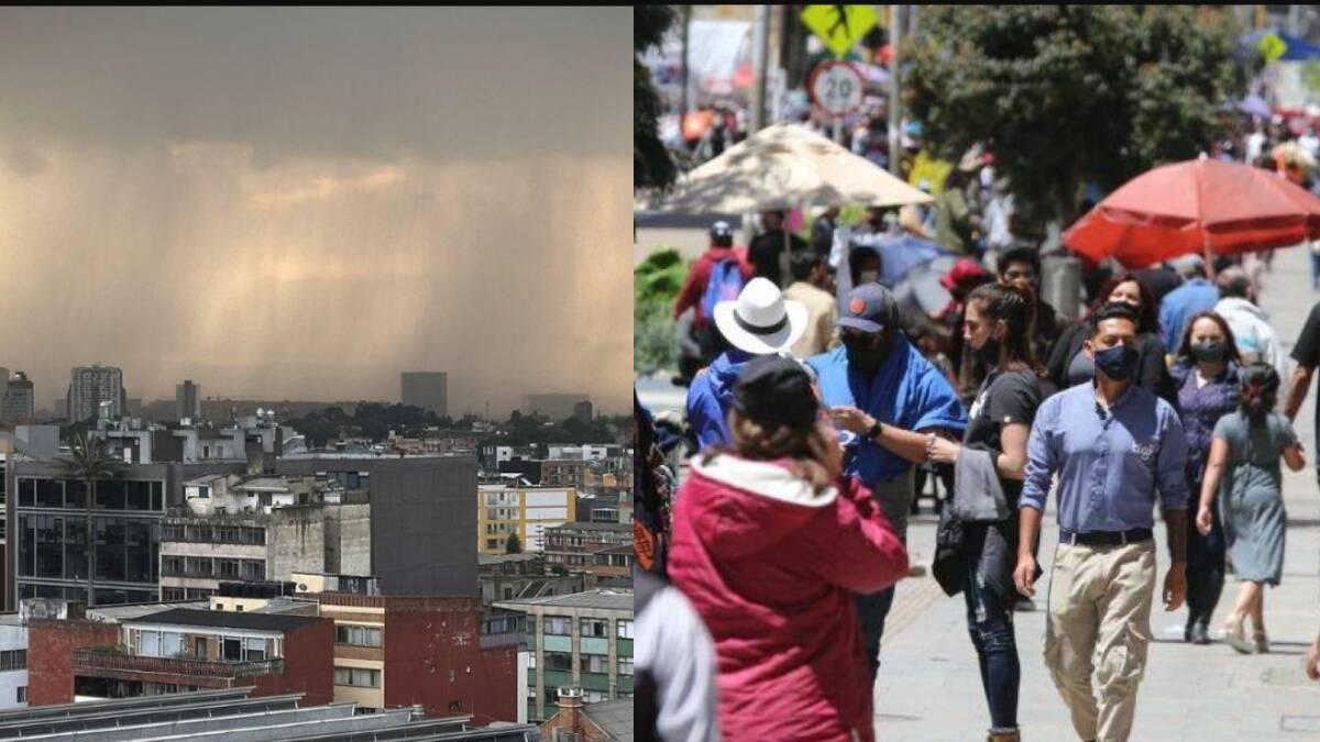 ¿Cuál es el mes más frío en Bogotá durante el año?