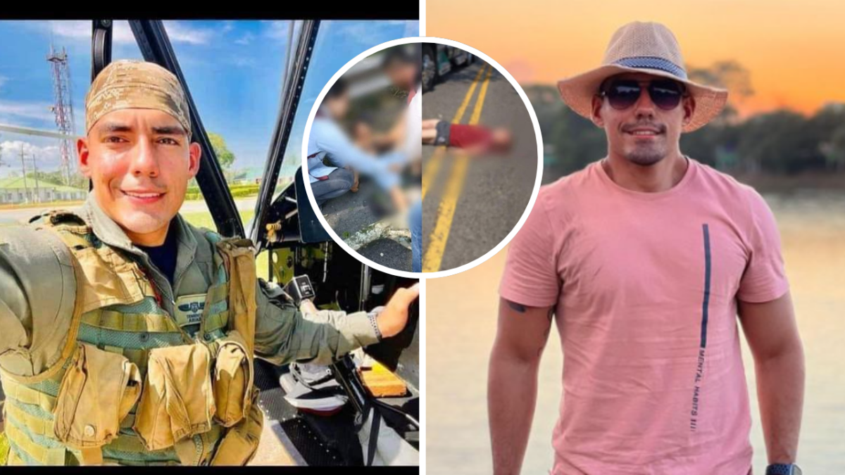 Marlon Arias, piloto de la Fuerza Aérea Colombiana muere tras caerle un ...