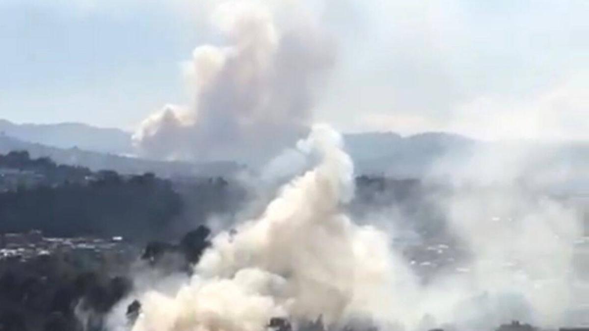 Incendio en Bogota: emergencia por fuego en el barrio timiza de kennedy