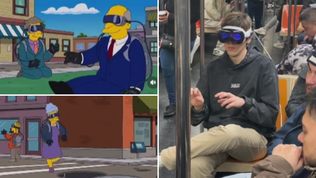 Los Simpson’ lo hicieron de nuevo con Apple Vision Pro? El video que se ...