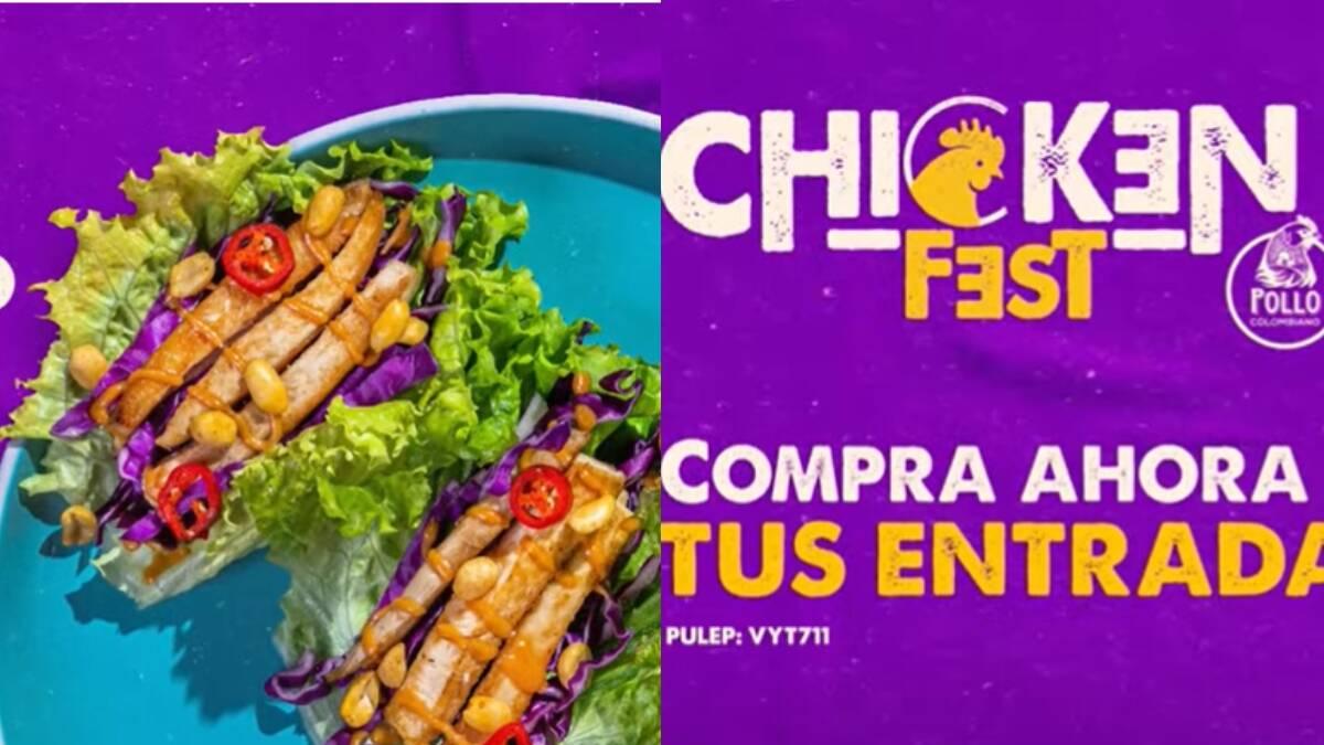 Chicken Fest: festival gastronómico dedicado al pollo organizado por Fenavi
