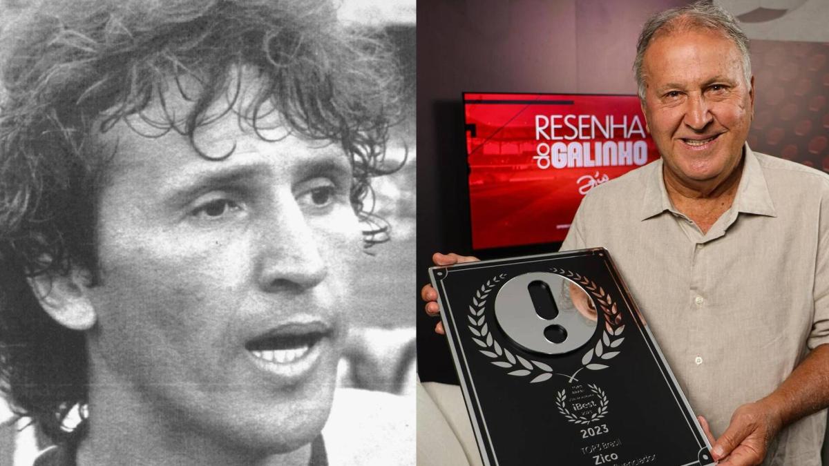 Zico, leyenda de la selección de Brasil, recibe premio como futbolista ...
