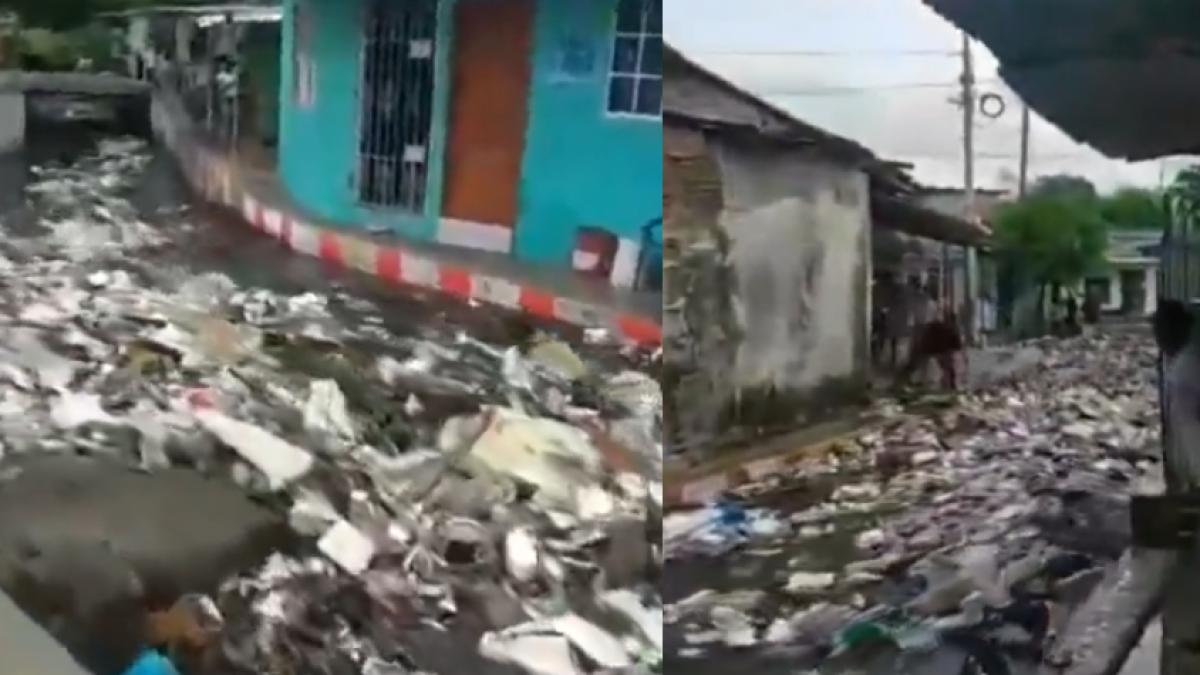 Arroyo De Basura En Barranquilla Impresionante Video De Canal De Agua