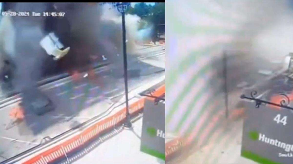 Video de Explosión en chase bank de ohio, famoso banco de Estados Unidos