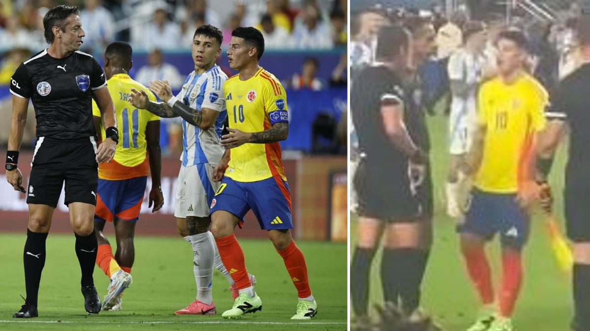 James Rodríguez did not sit back after losing the Copa América final ...