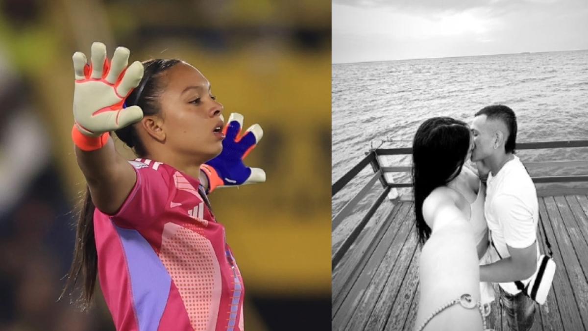 Él es el novio de Luisa Agudelo, arquera de la Selección Colombia femenina