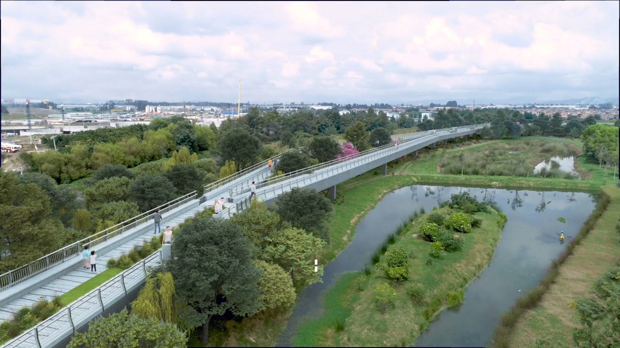 ¿Qué pasa con la obra del humedal Juan Amarillo en Engativá y Suba?