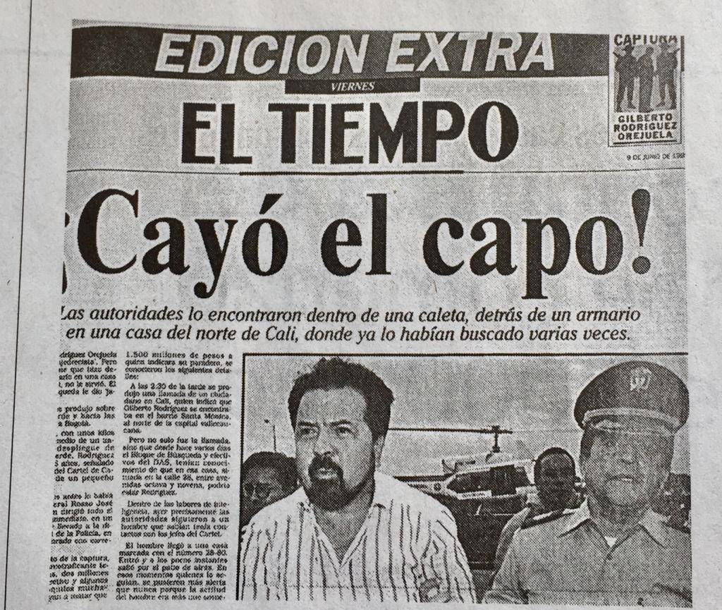 Gilberto Rodríguez Orejuela: así fue la caída del narco