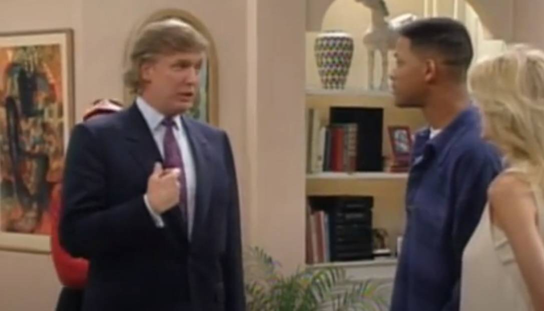 La aparición de Donald Trump en ‘El príncipe del rap’