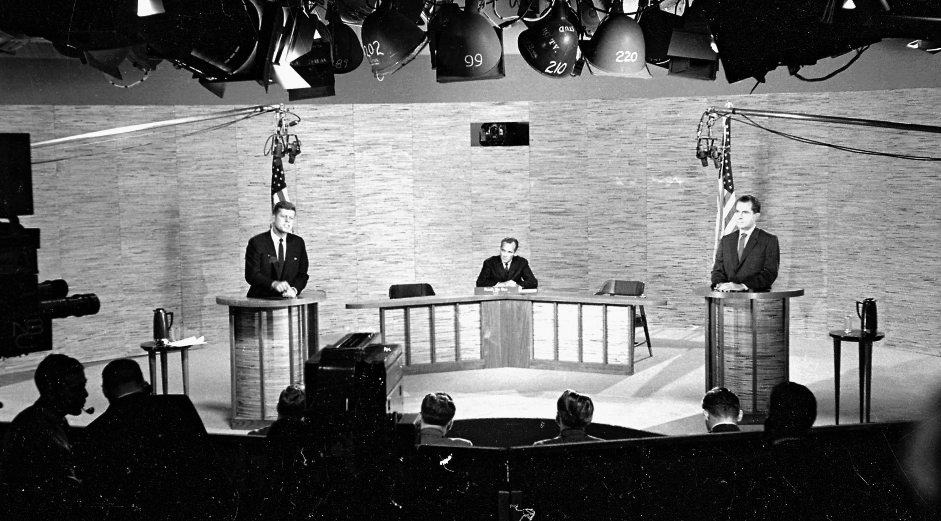 Así fue el debate entre Richard Nixon y John F. Kennedy, en 1960