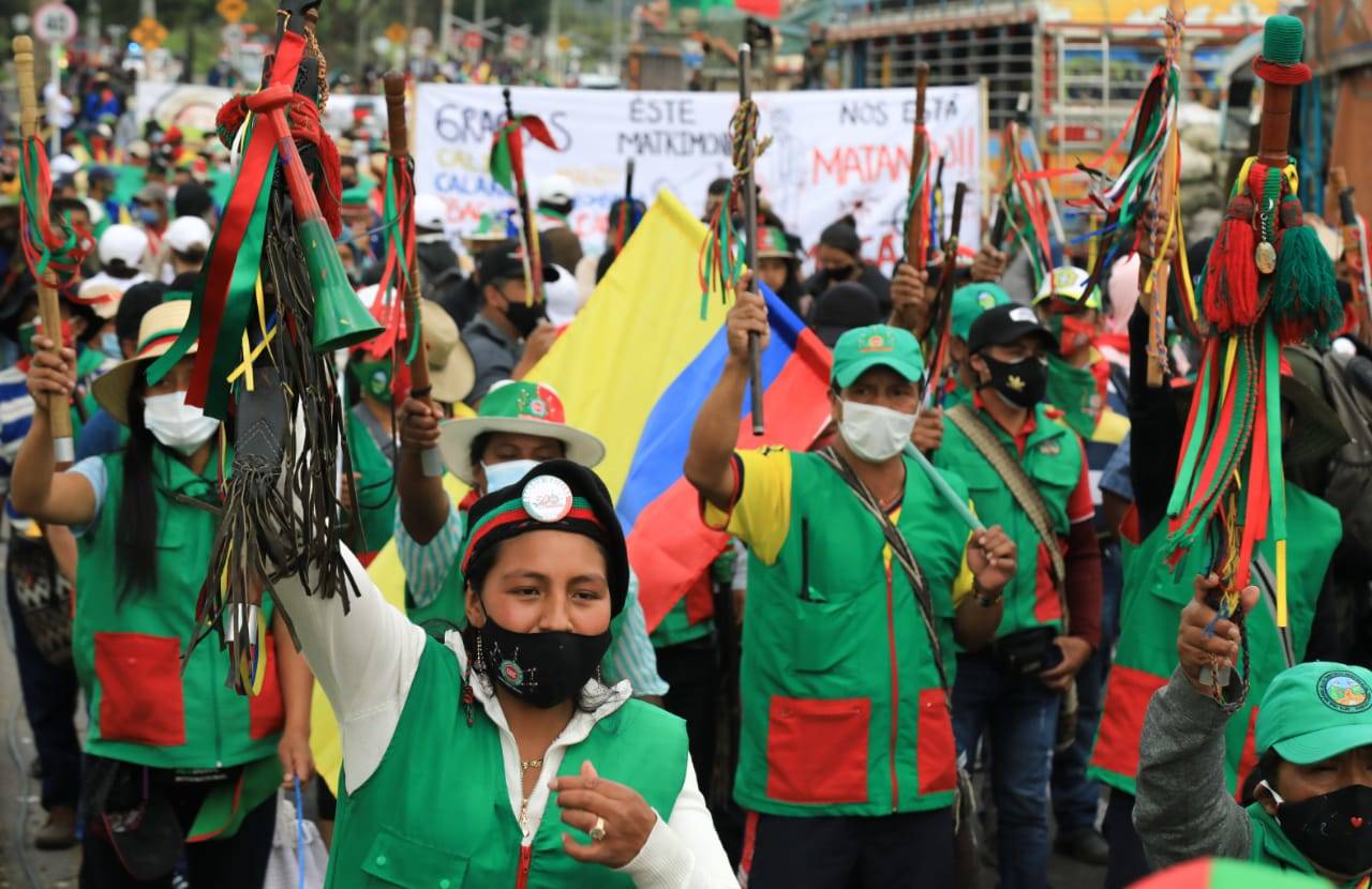 Minga Indígena | En vivo: marcha de indígenas en Bogotá