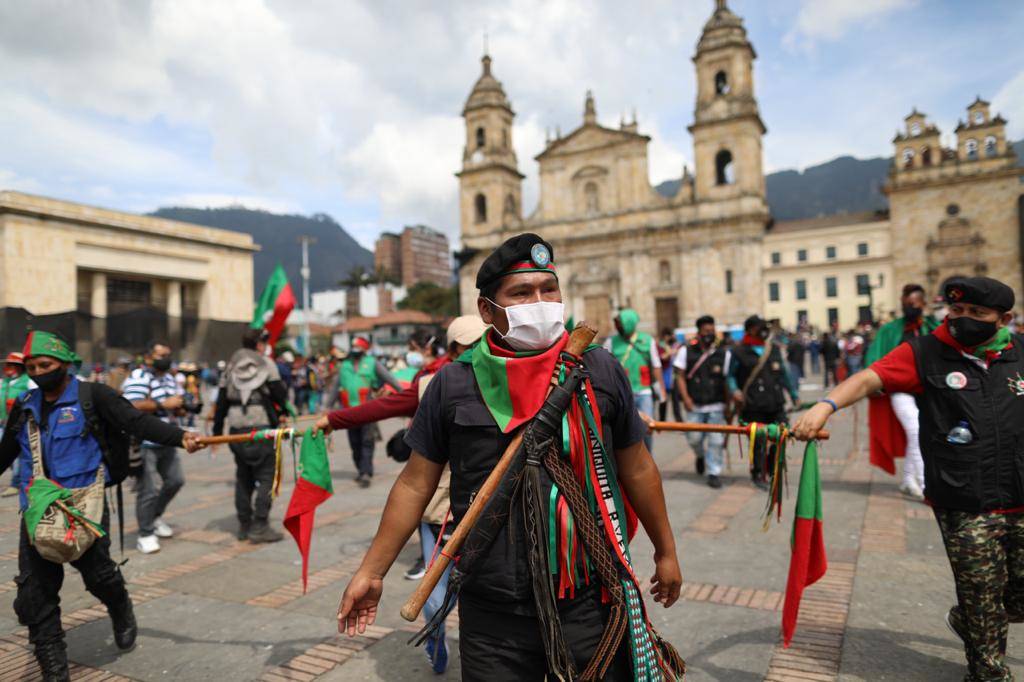 Minga Indígena | En vivo: marcha de indígenas en Bogotá
