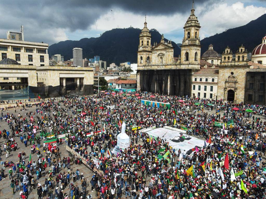 Minga Indígena | En vivo: marcha de indígenas en Bogotá
