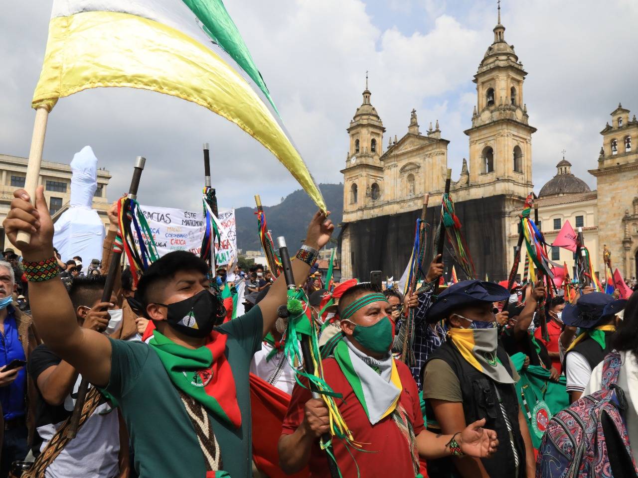 Minga Indígena | En vivo: marcha de indígenas en Bogotá
