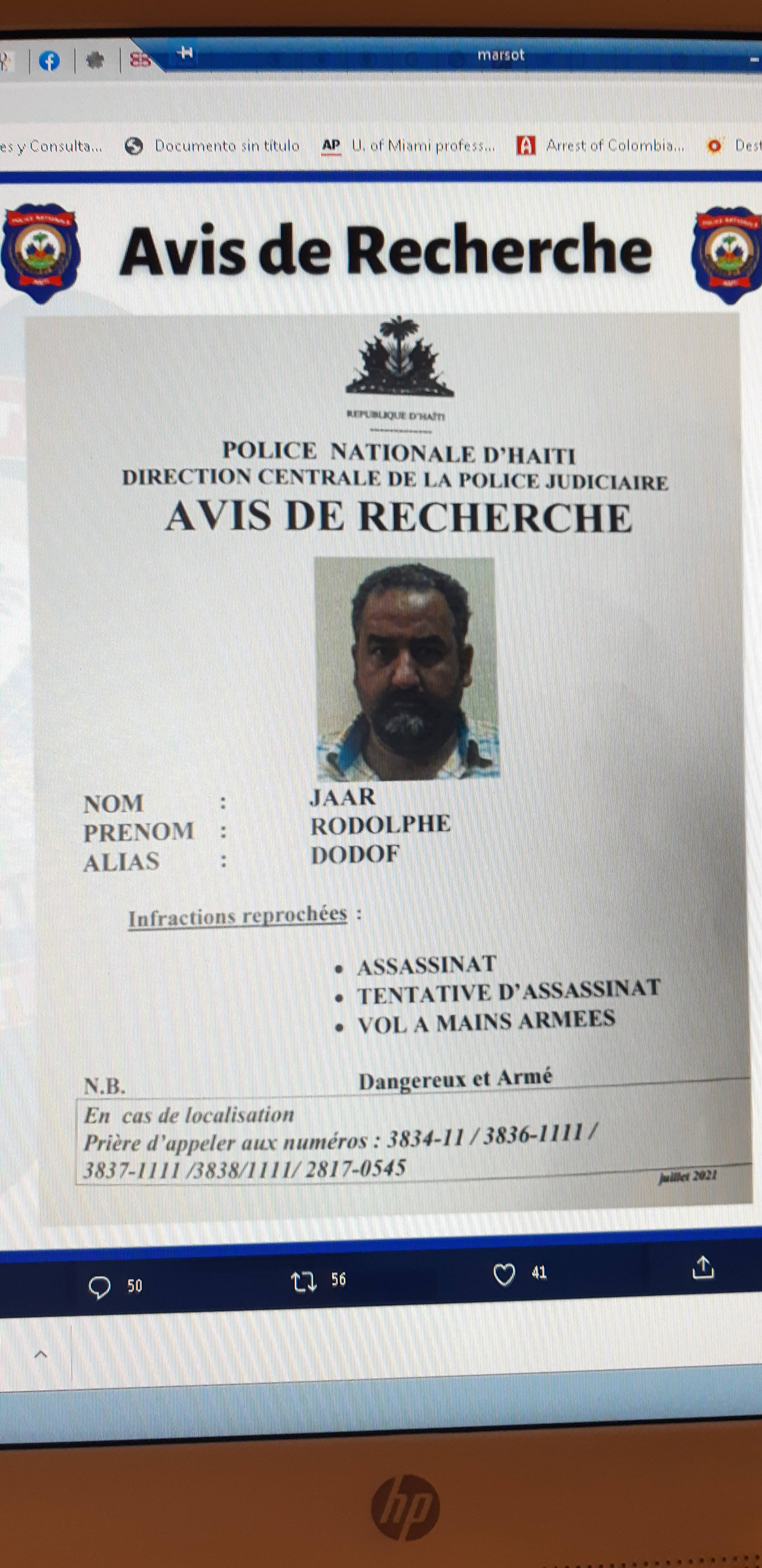 Jovenel Moise, cadena perpetua para uno de los implicados en su muerte