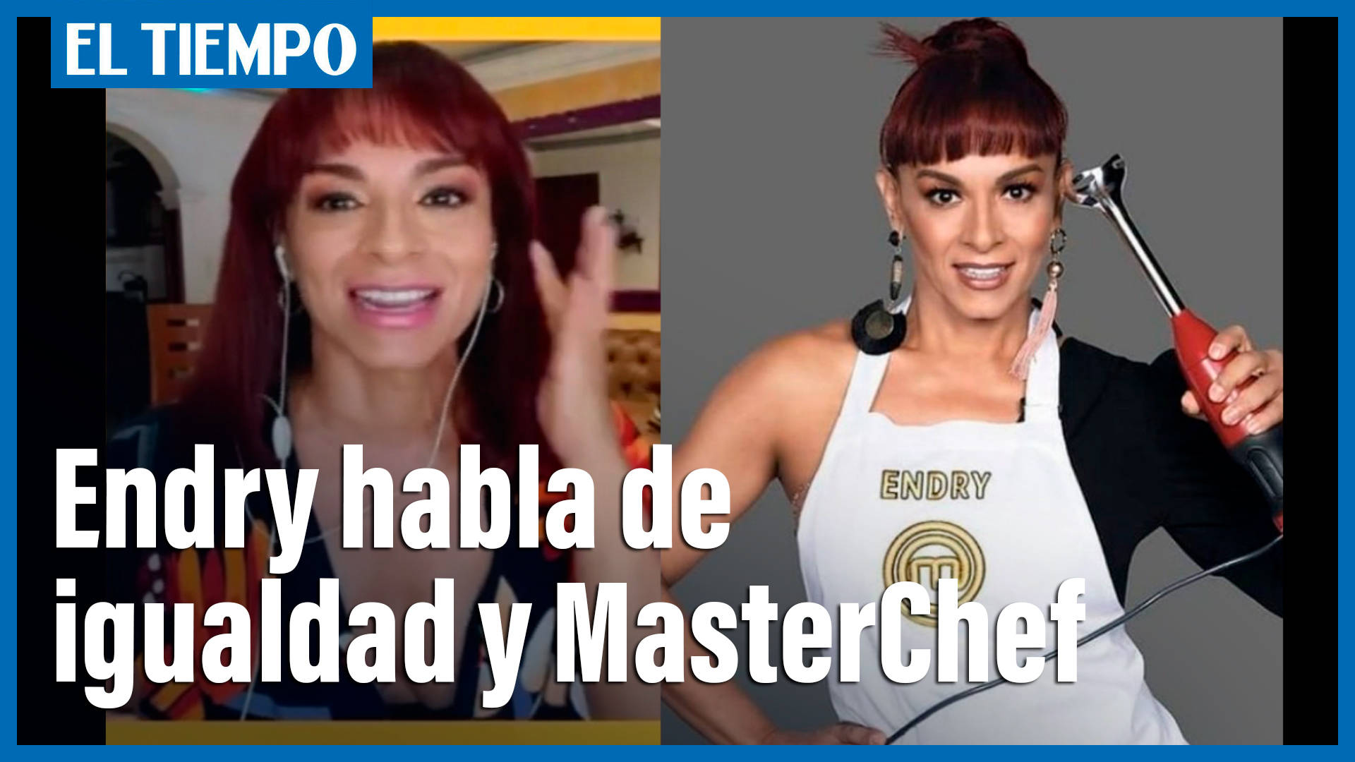 Bravíssimo: Endry Cardeño habla de igualdad y de MasterChef Celebrity