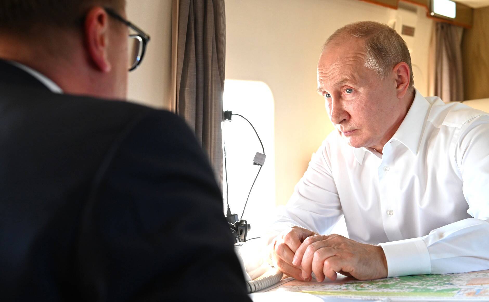 El lujoso avión en el que viaja Vladimir Putin