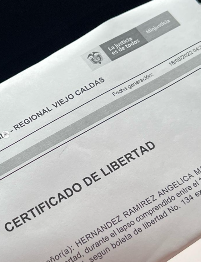 Angélica Hernández, exparticipante de 'El Desafío' fue dejada en libertad