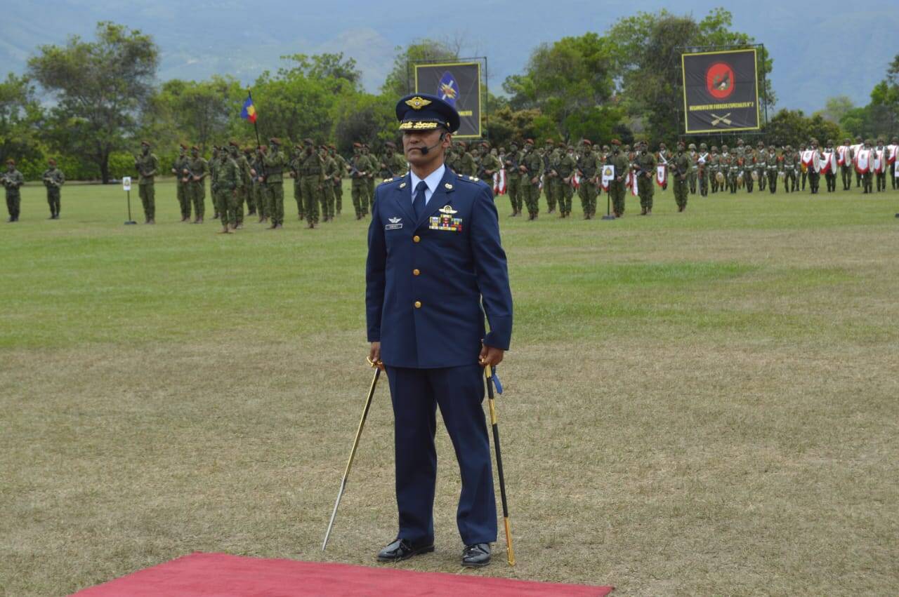 Comandante de las Fuerzas Especiales general Pedro Sánchez