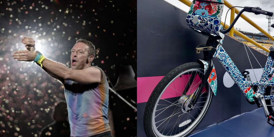 Coldplay: 4 artistas ilustraron 4 bicicletas en honor a la banda