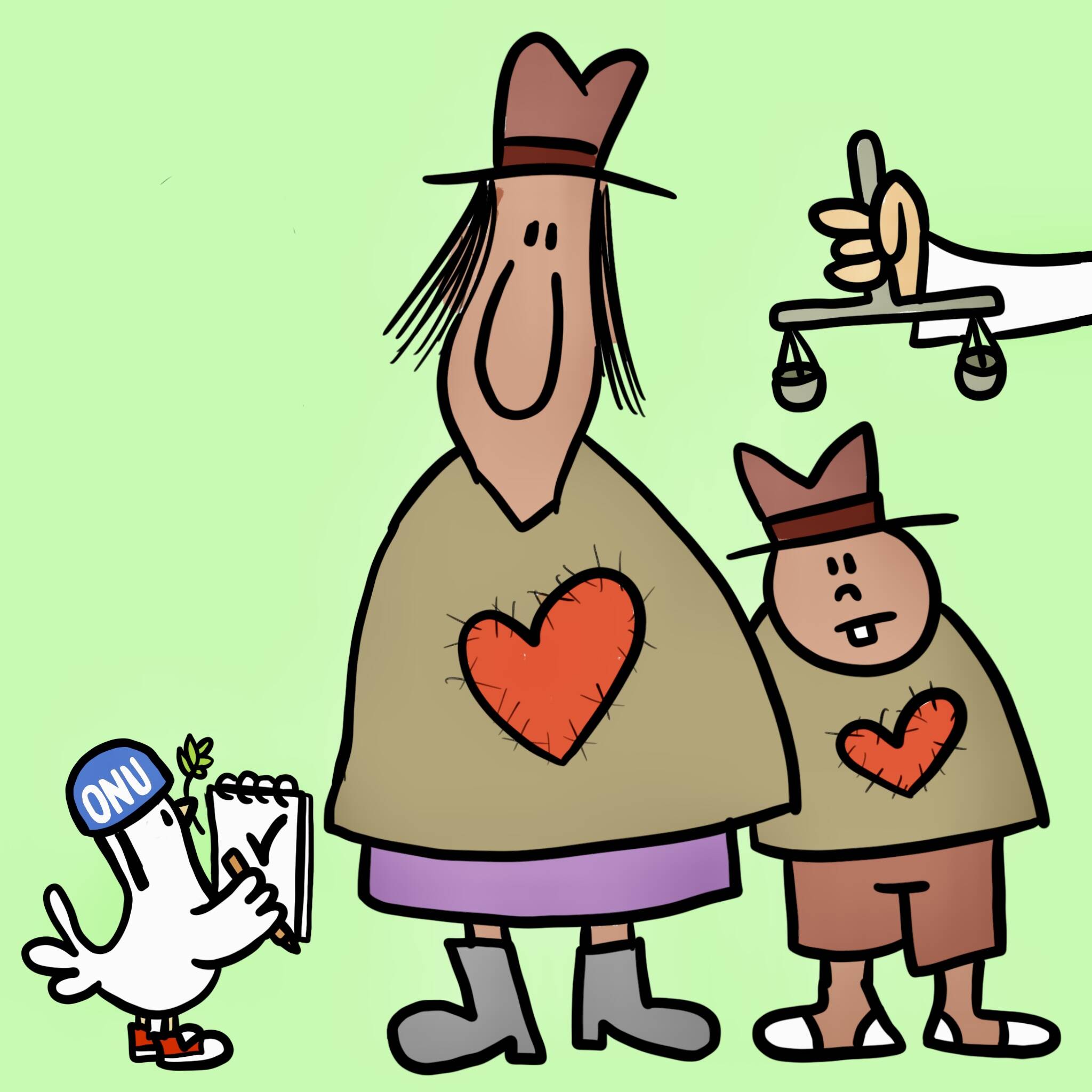 Proceso de paz explicado en caricaturas