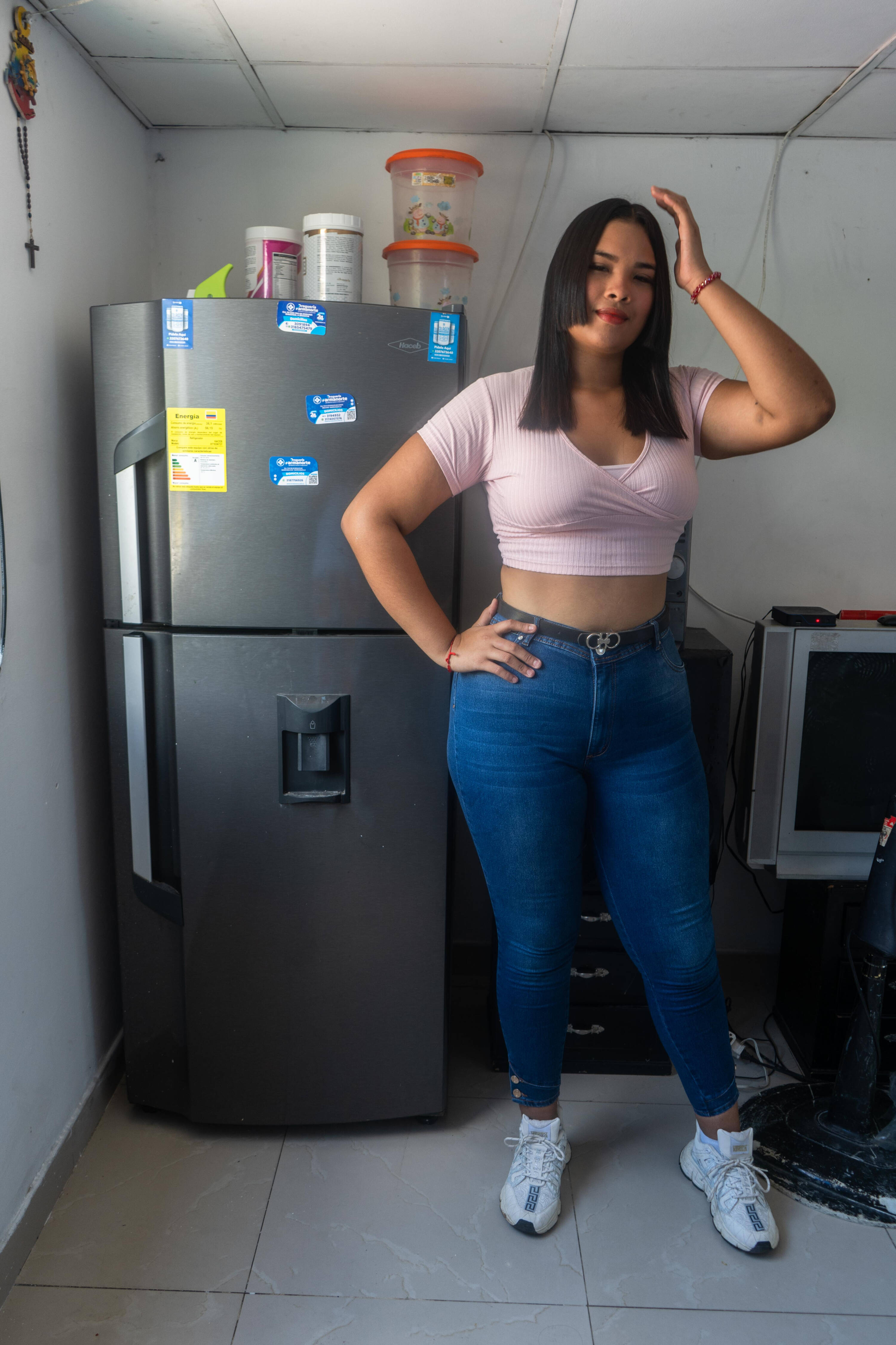 Amparo Regino, la mujer más alta del Caribe