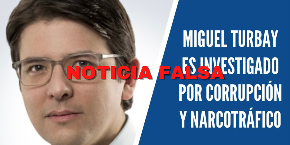 Miguel Uribe Turbay: imagen de El Tiempo sobre corrupción es falsa