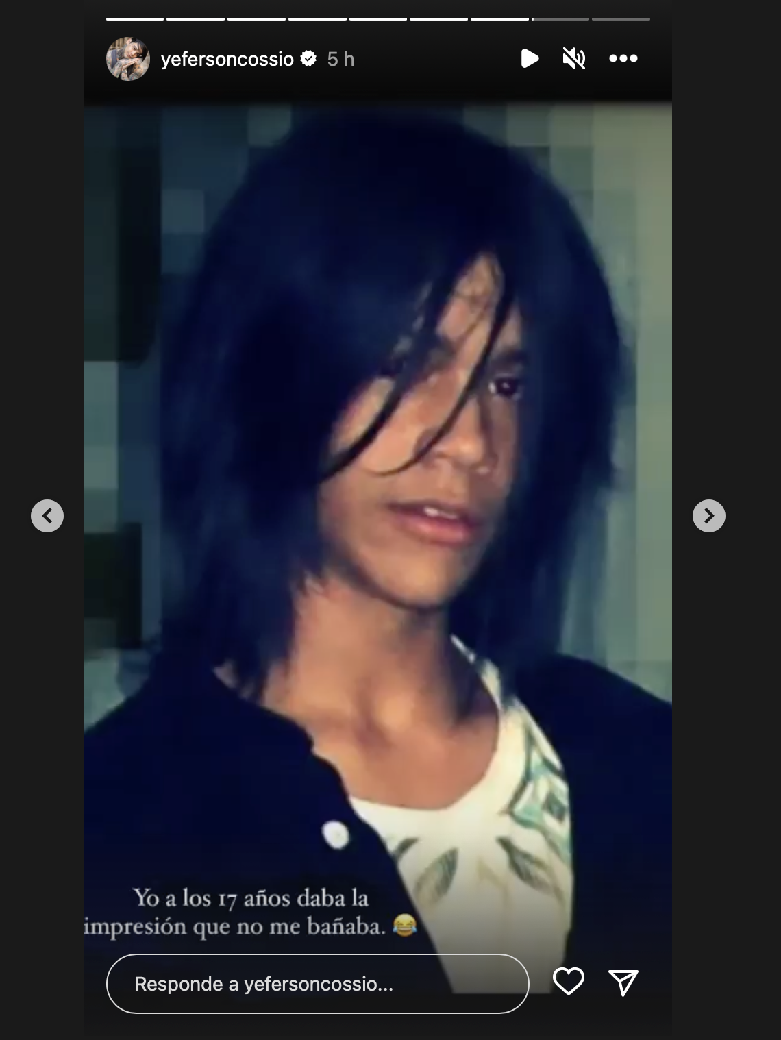 Yeferson Cossio compartió fotos de sus 17 años, cambió demasiado