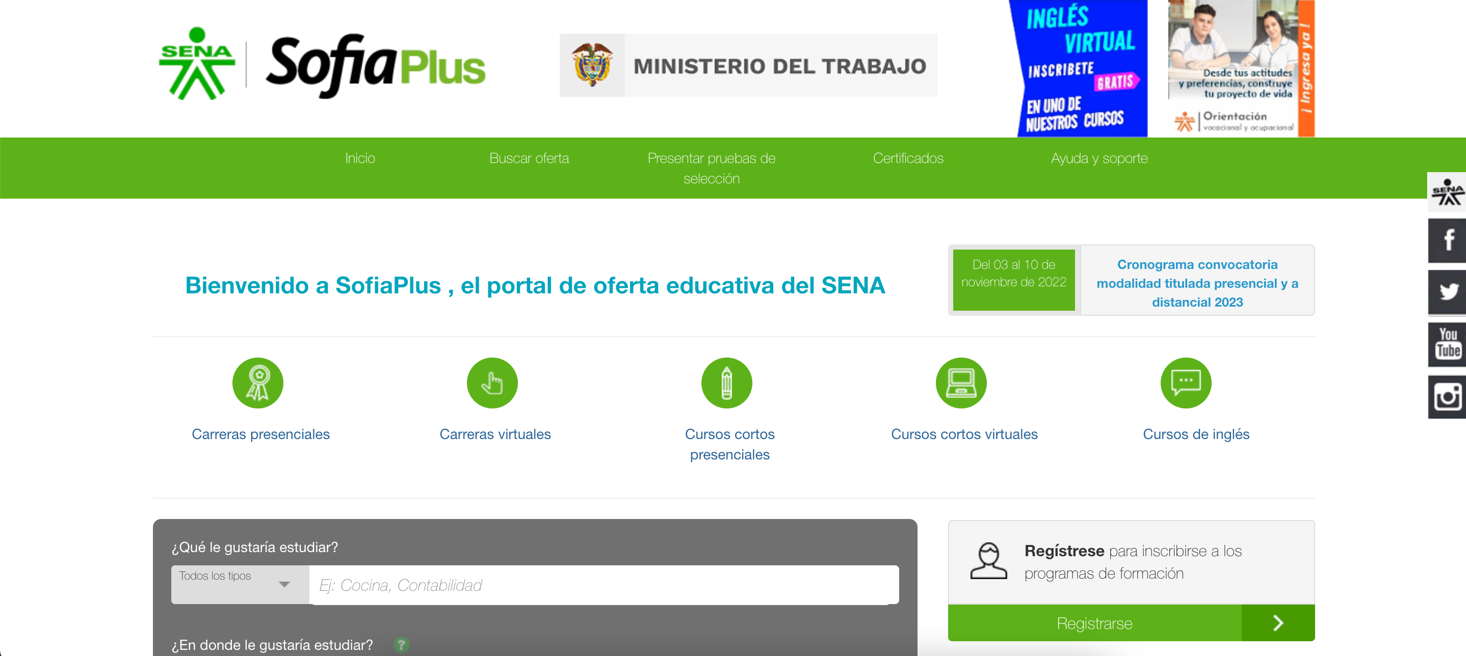 Carreras y cursos disponibles en el SENA para 2024:jornadas ...