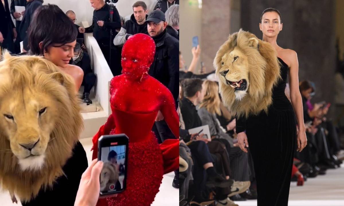 Doja Cat y su traje rojo de 30 mil cristales, desfile Schiaparelli
