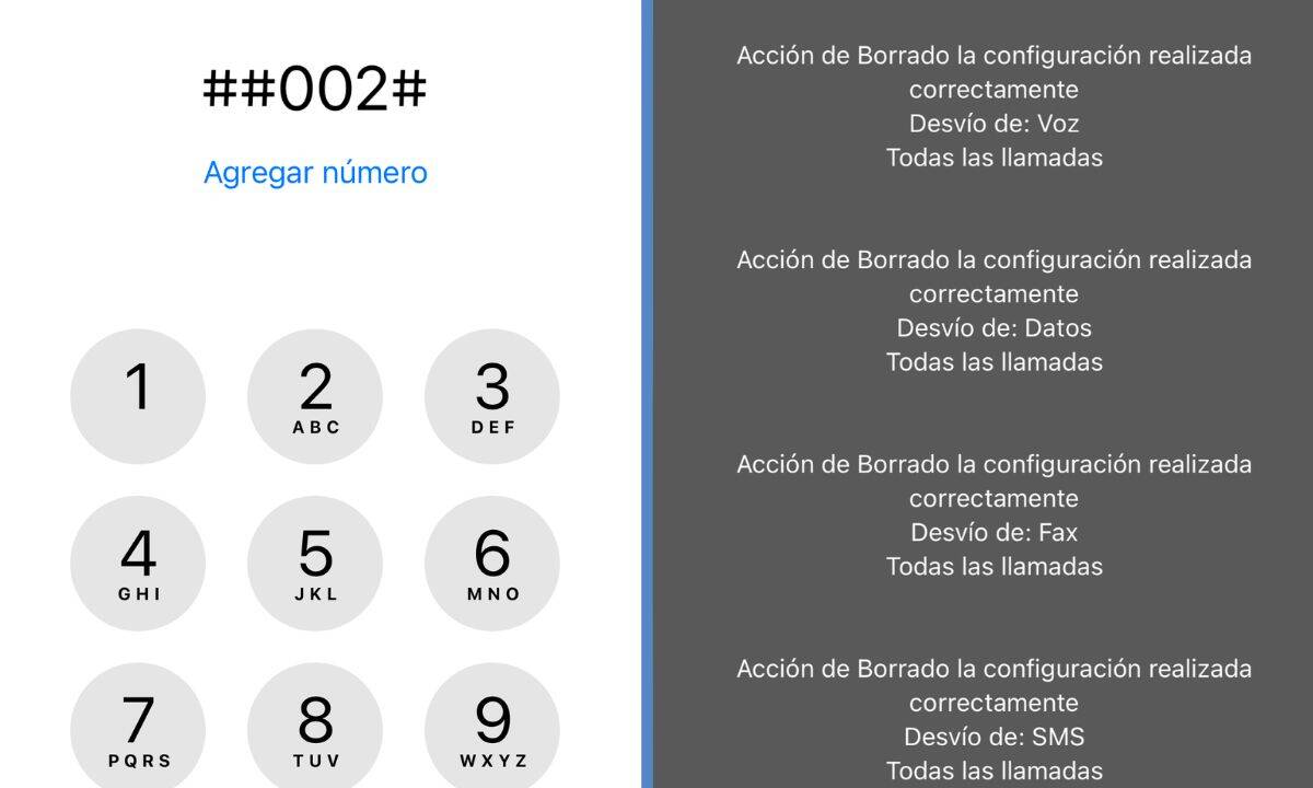 ¿Qué pasa al marcar ##002# en su celular?