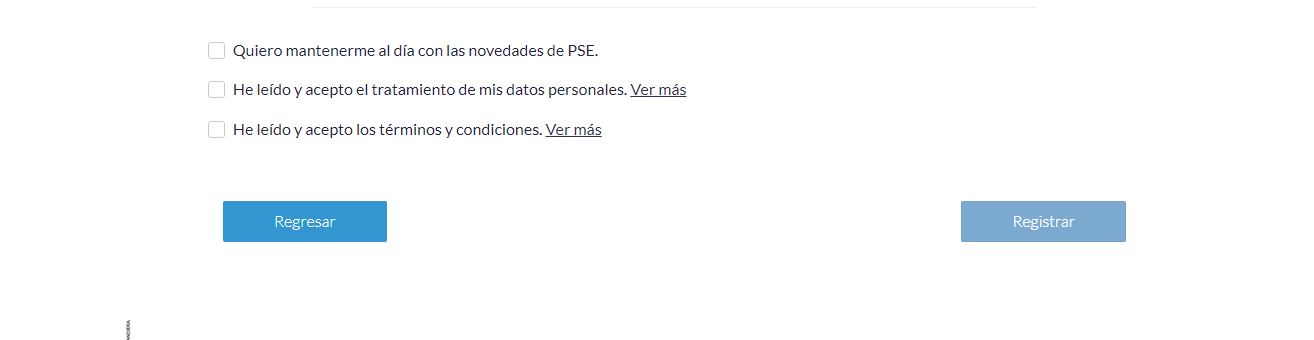 ¿Cómo se puede registrar en PSE?