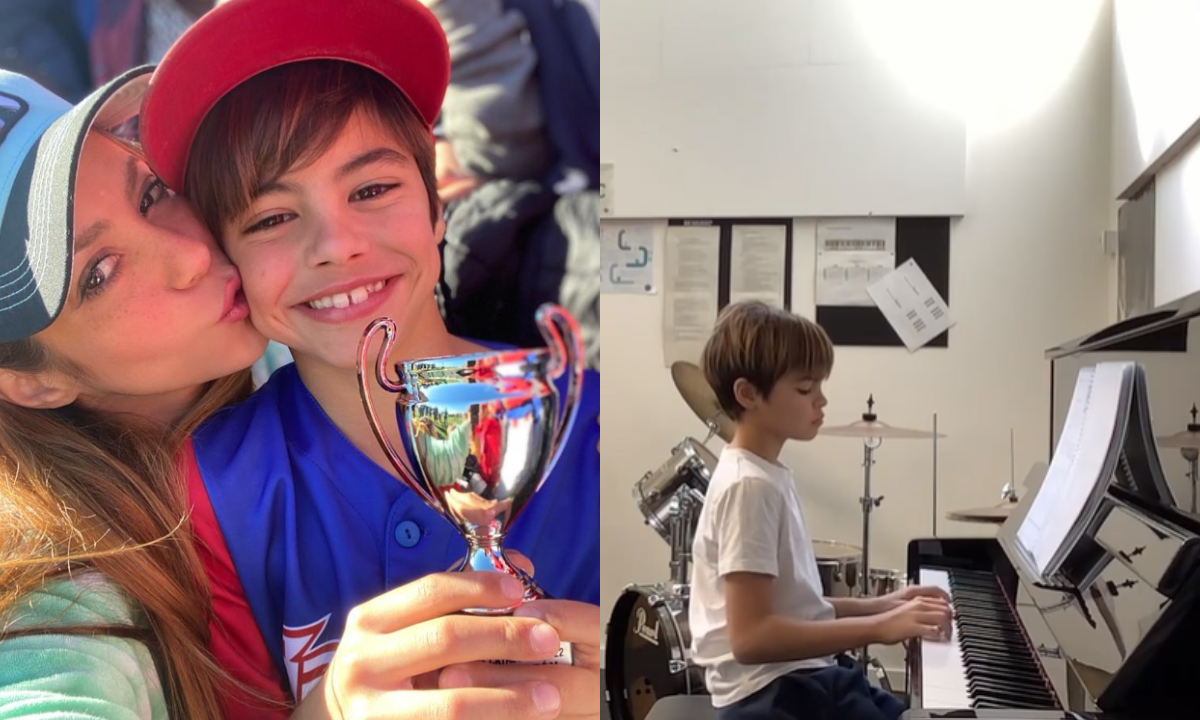 Video: Hijo de Shakira sorprende con su talento para tocar piano