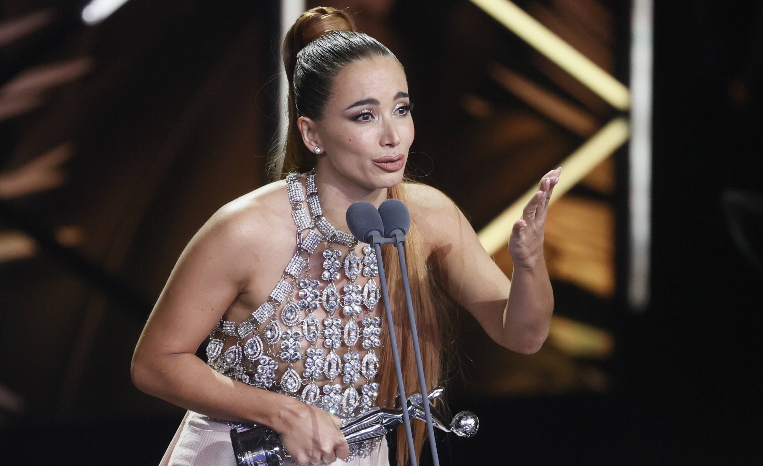 Premios Platino: las lágrimas y emoción de Majida Issa, ganadora.