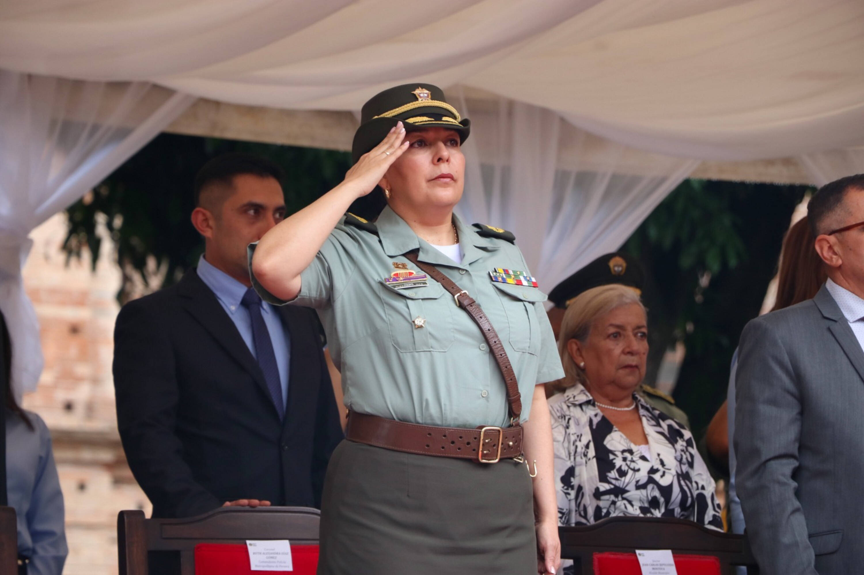 La coronel Díaz, la mujer encargada de velar por la seguridad en Pereira