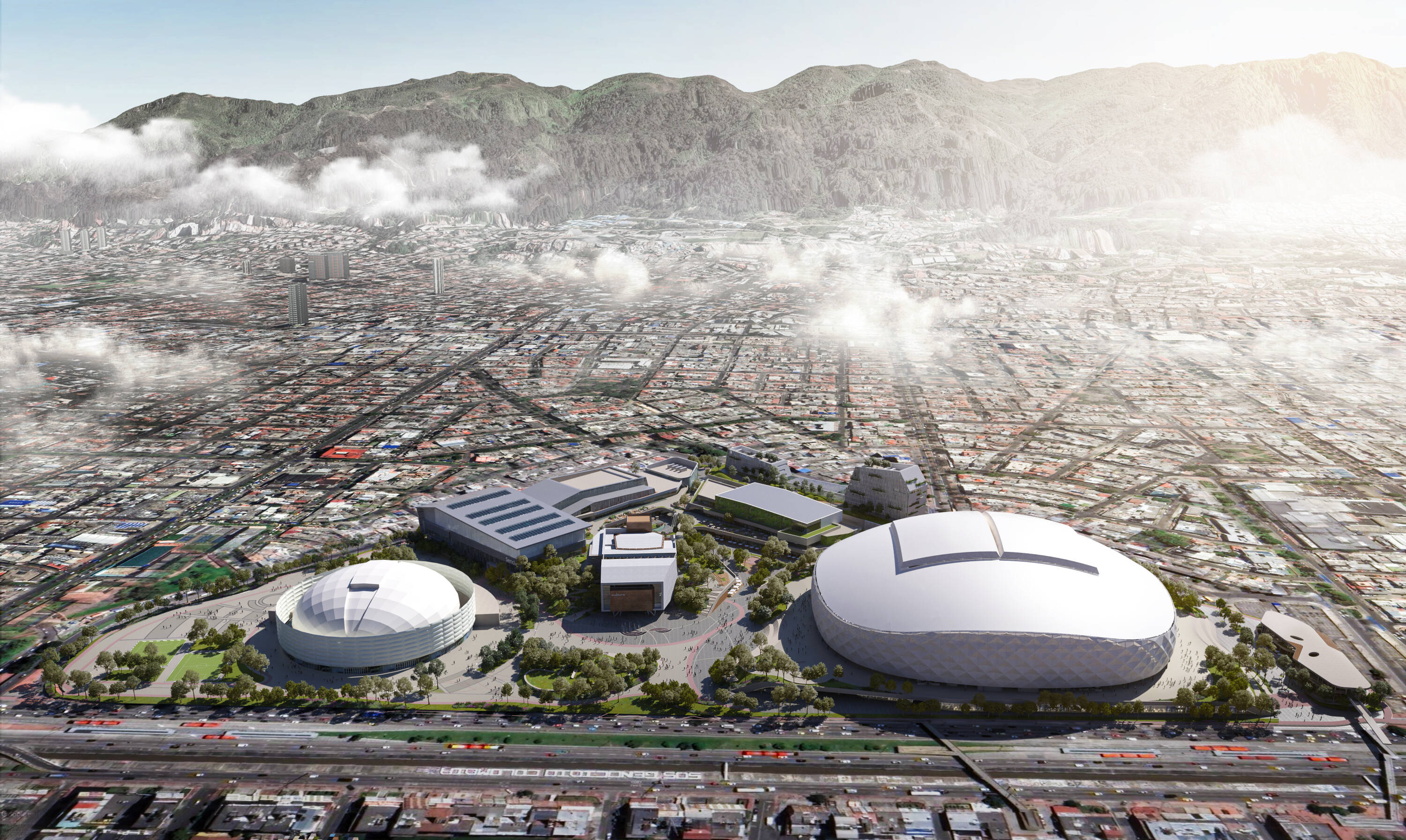 Revelan imágenes impresionantes del estadio El Campín de Bogotá remodelado