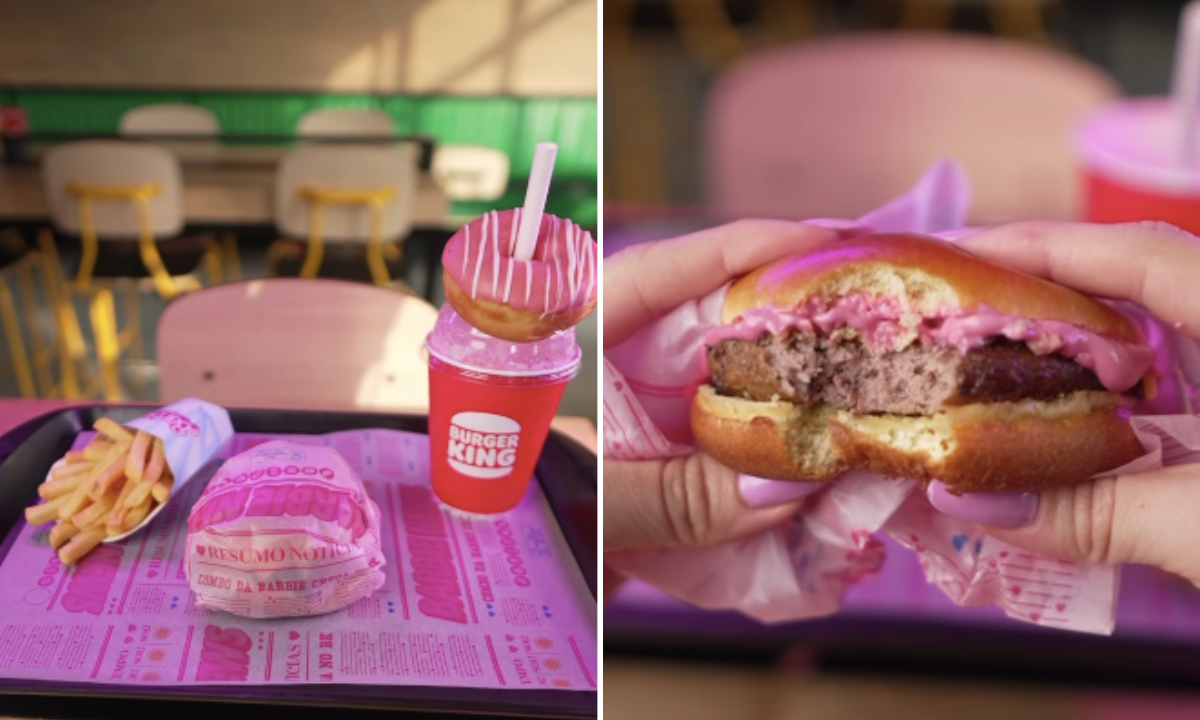 Burguer King lanza Barbie-burguer una hamburguesa rosada de edición ...