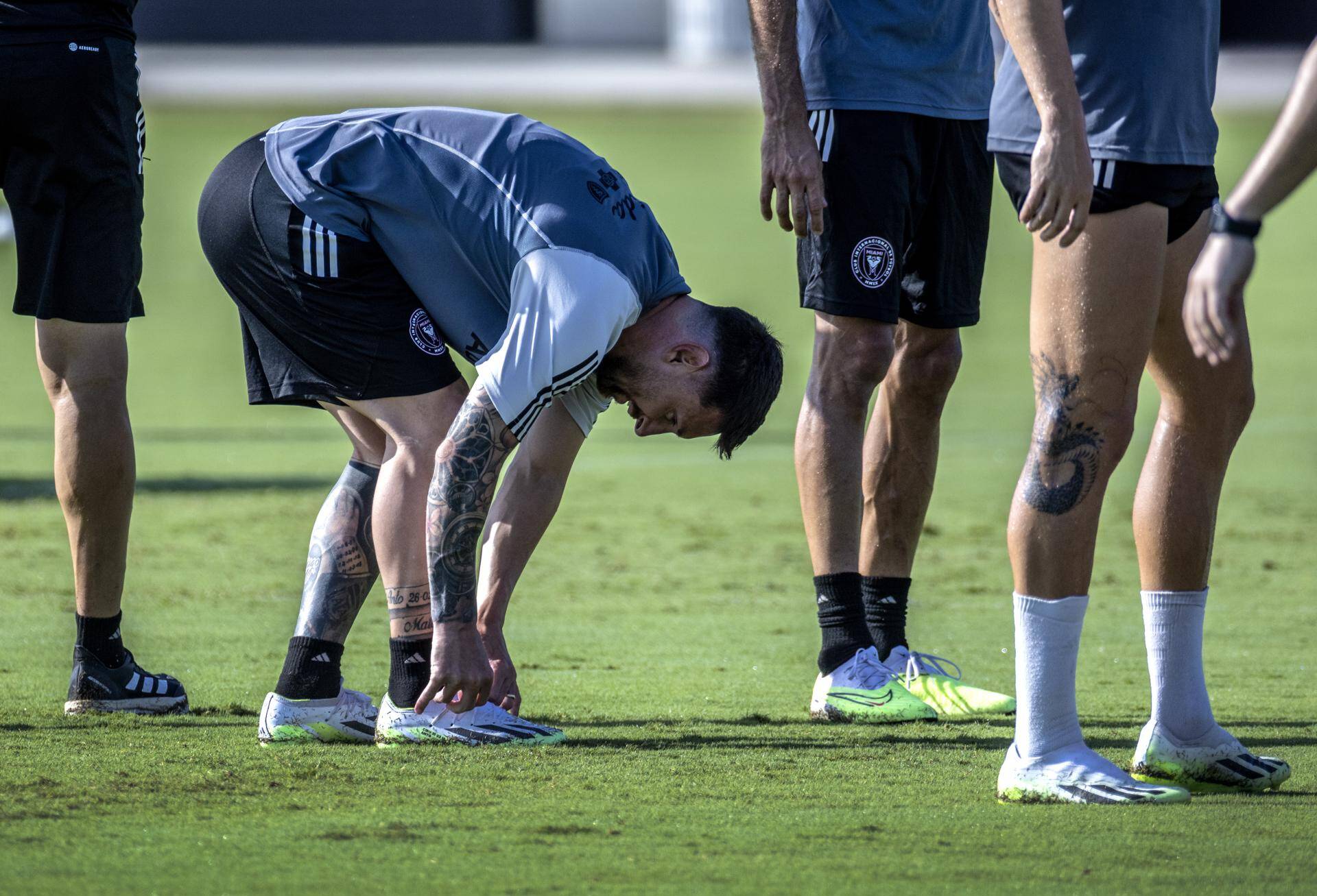 Primeras imágenes de Lionel Messi entrenando en el Inter de Miami