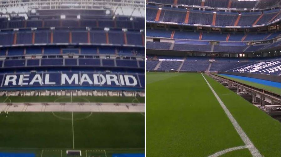 Real Madrid revela el nuevo sistema de césped retráctil del estadio ...