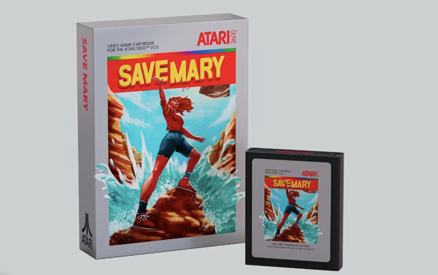 Consola Atari 2600 recibe una edición limitada en cartucho de Save Mary
