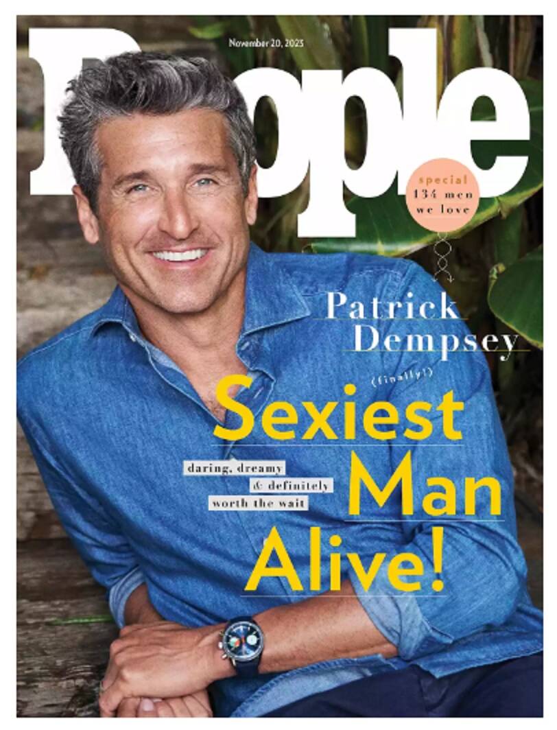 Patrick Dempsey, el hombre más sexy de 2023, el actor pensó que era broma