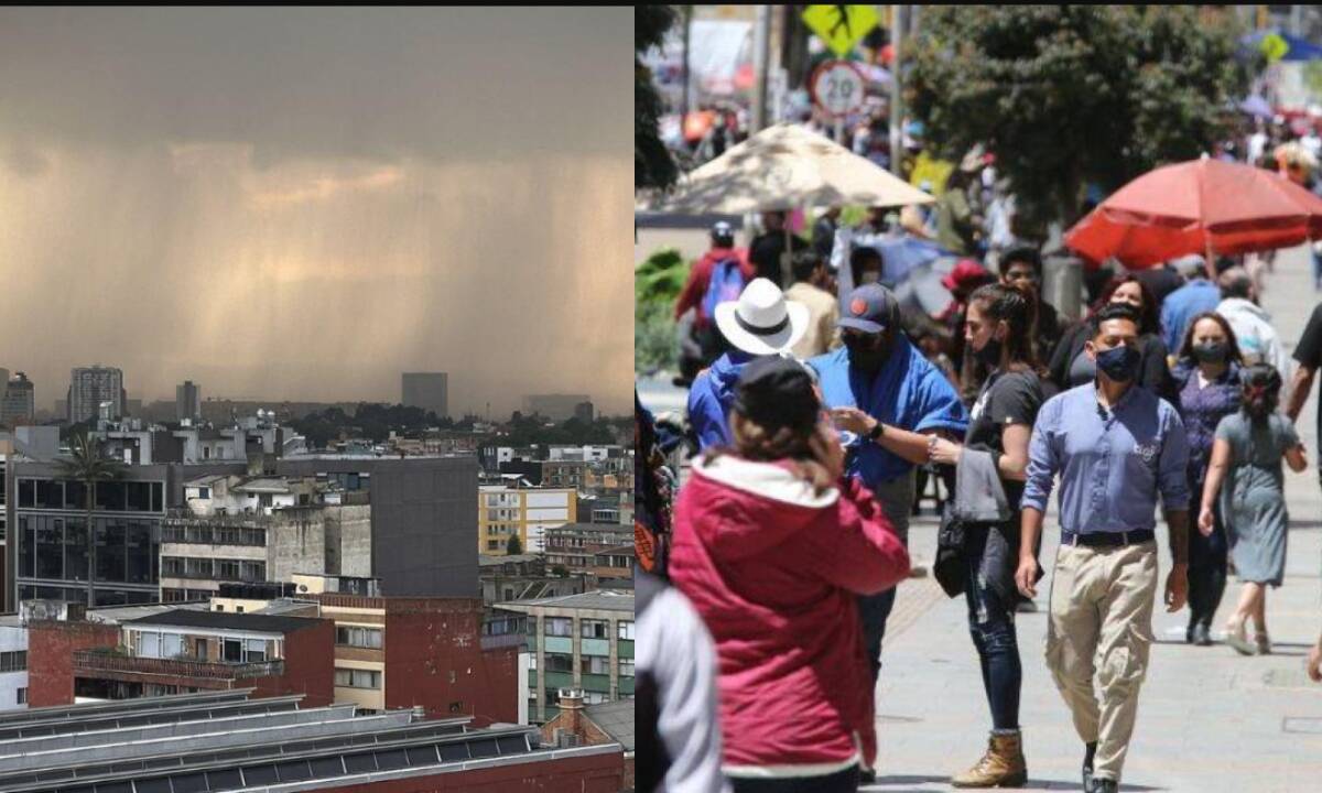 ¿Cuál es el mes más frío en Bogotá durante el año?