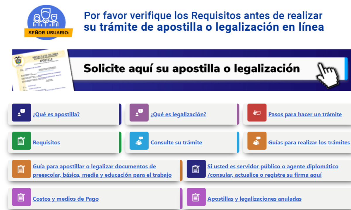 Así puede apostillar documentos colombianos: precios y lugares disponibles