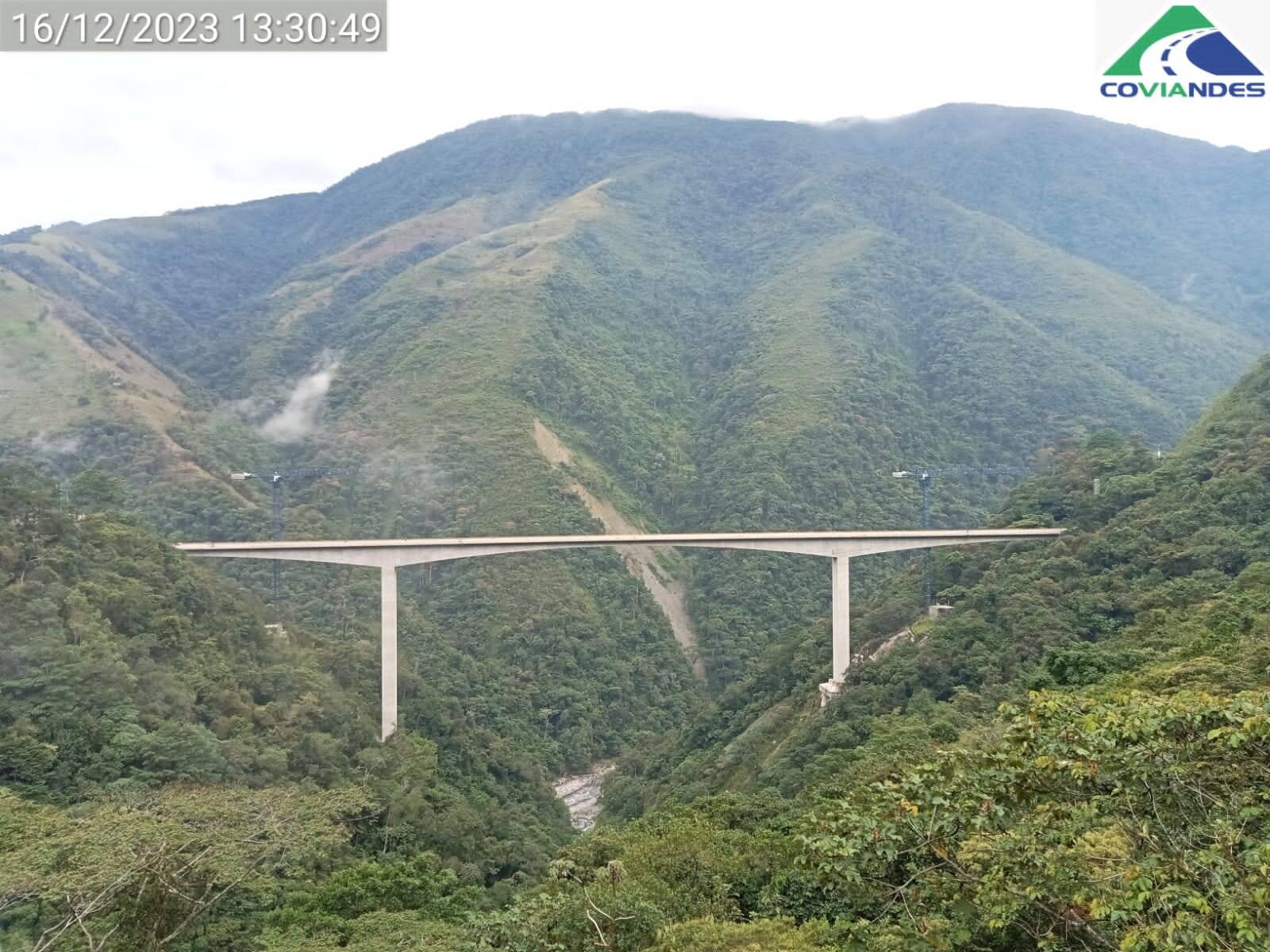 Vía al Llano: el nuevo puente de Chirajara es una obra compleja
